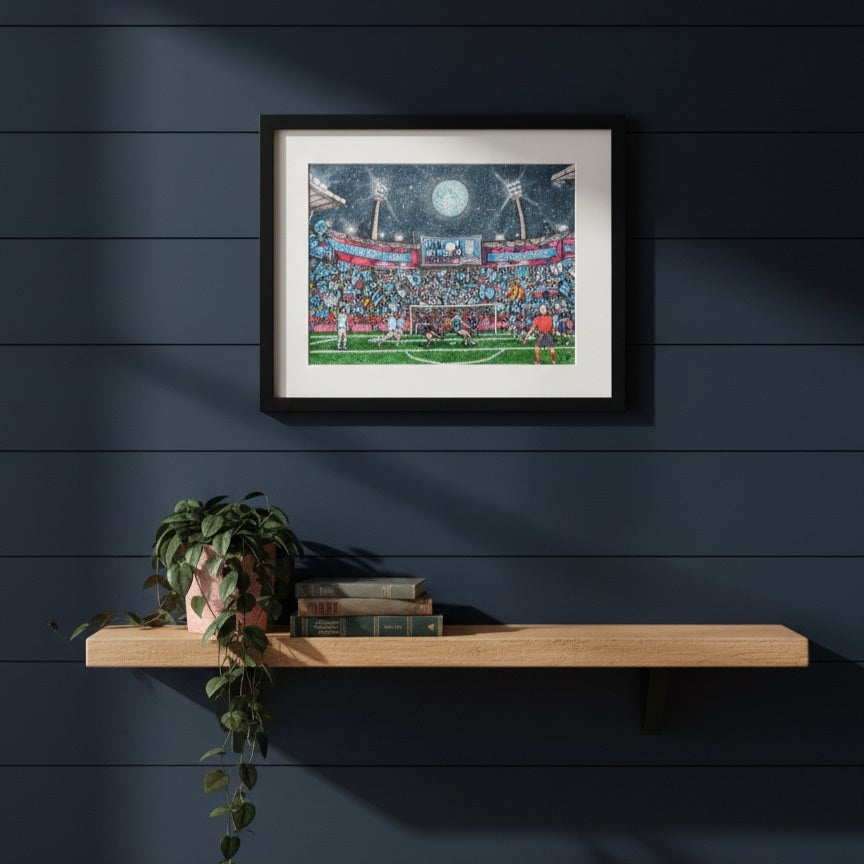 Rodri Istanbul Champion Goal Print | A3 Print Available Framed – The ...